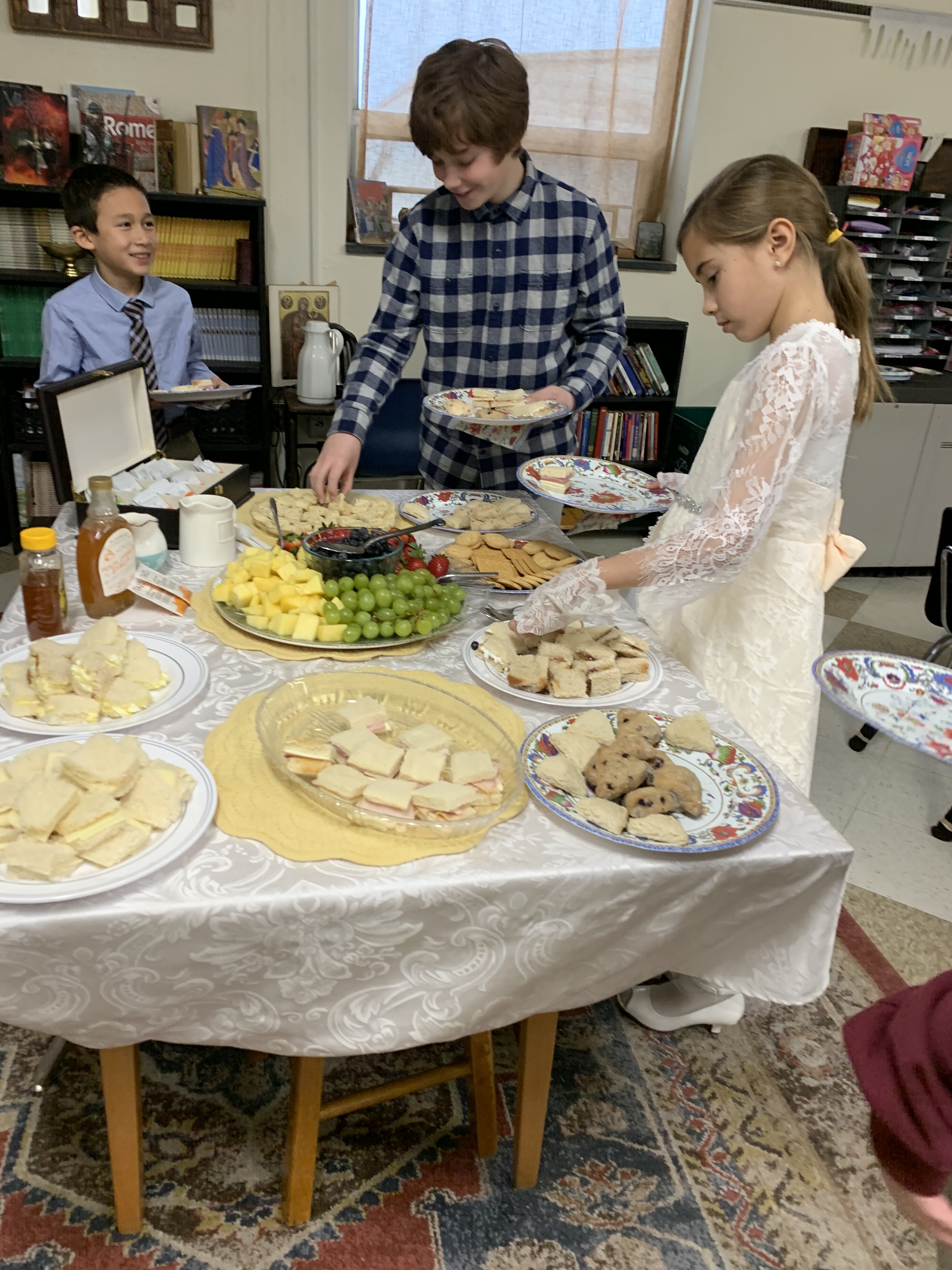 4th Grade Medieval Tea | The Eagle Express